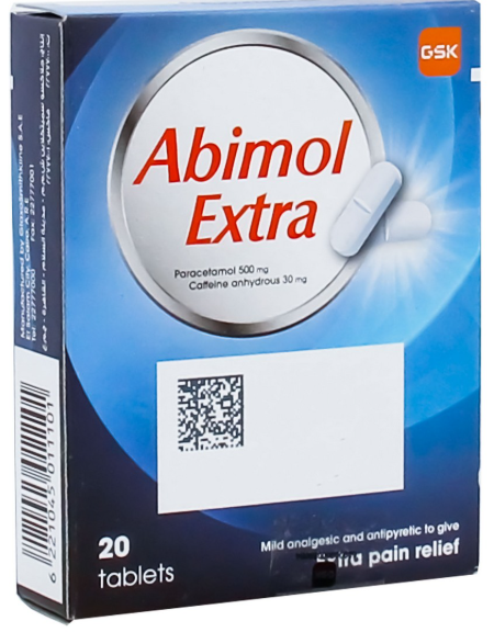 ابيمول اكسترا 500مجم 20 قرص 2026 abimol extra 20 tab price