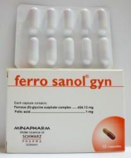 سعر فيروسانول جين 30 كبسولة | 2026 ferro sanol gyn 30 cap